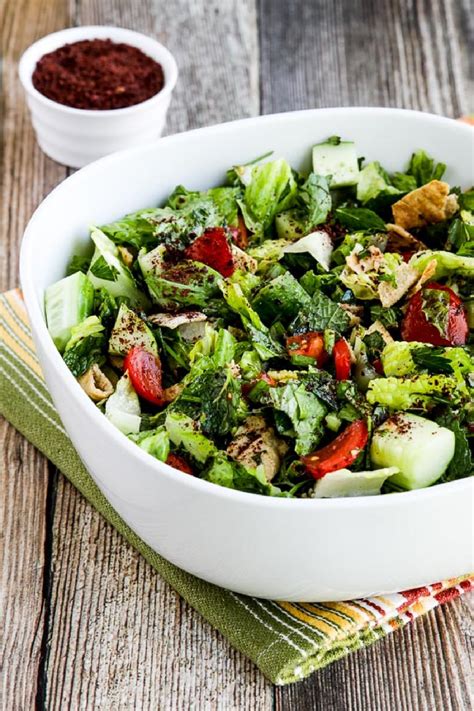 Fattoush Lebanese Salad Kalyns Kitchen