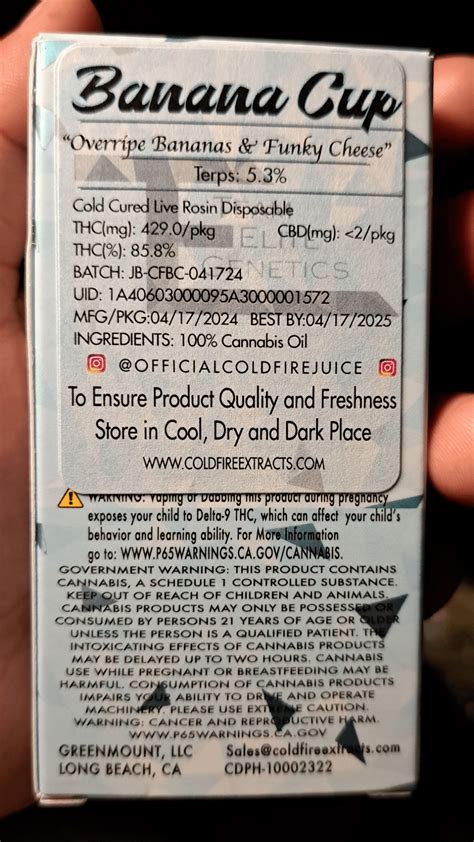 Coldfire X Team Elite Genetics R Coldfire