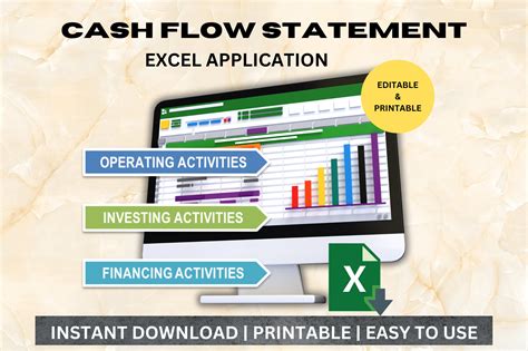 Cash Flow Statement Excel App Business Plan Brilliance Startups Forecasting Financial
