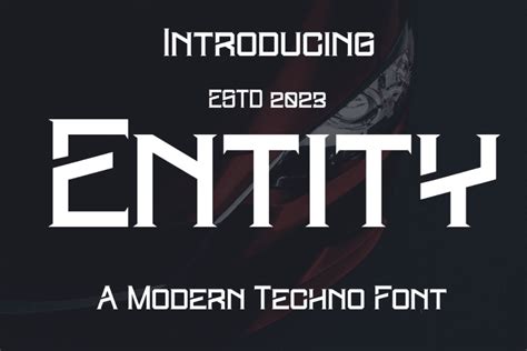 Entity Font · 1001 Fonts