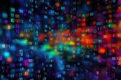 Computer Coding Number Backgrounds Illuminated Technology Premium Ai