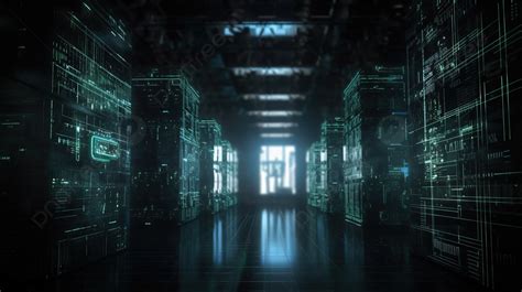 3d Rendered Cyber Future Embracing The Power Of Binary Digital Computing For Functionality And