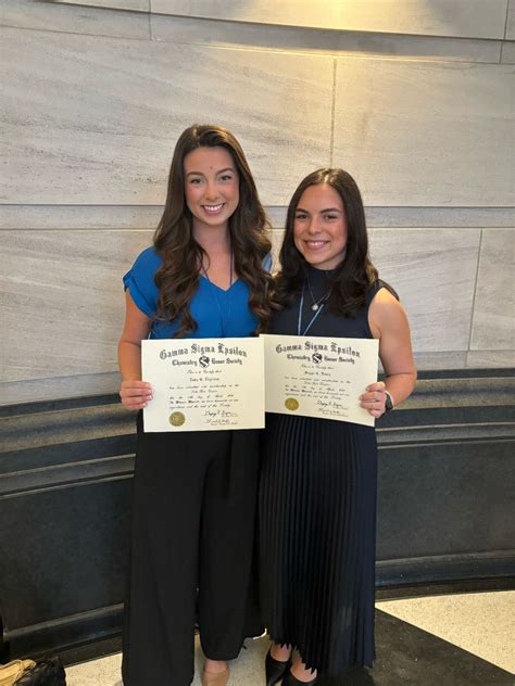 Im Honored To Have Been Inducted Into Gamma Sigma Epsilon Chemistry Honor Society At The
