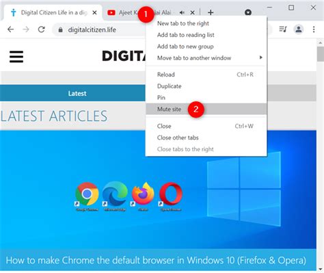 How To Mute A Tab In Chrome Firefox Microsoft Edge And Opera