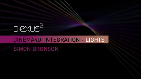 Simon Bronson Plexus Tutorial Series 2 Particle Trails Using C4d