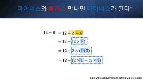 초등맘이 알아야 할 수학 마이너스 연산 수학 종착지 마이너스와 마이너스가 만나면 플러스가 된다 마이너스와 플러스가 만나면 마이너스가 된다 황당한 말이다