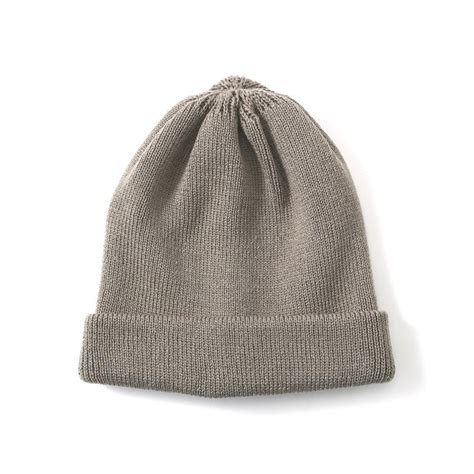 エルエイチピー L H P 24aw Collection－3roll Knit Cap （ベージュ） ファッション通販