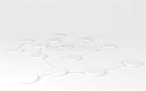 Abstract Conception Of Network And Communication White Stock Illustration Illustration Of