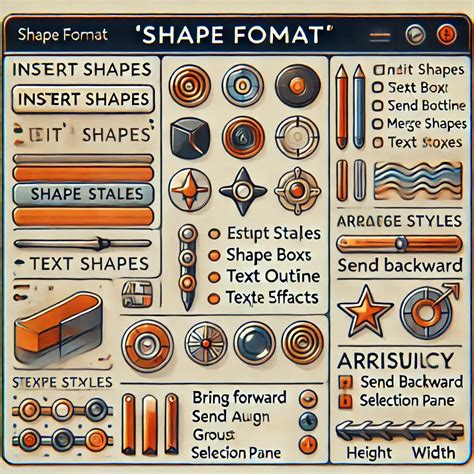 تب Shape Format در پاورپوینت