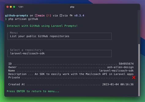 Building A CLI With Laravel Prompts Honeybadger Developer Blog