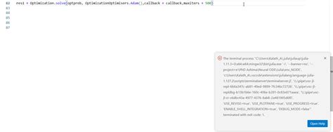 Minimum Working Example Mwe Showing Error In Universal Differential Equation Ude