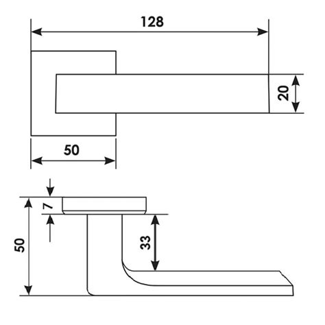 Дверные ручки Morelli Luxury FIORD-SQ CAFFE Цвет - Кофе цена 3040