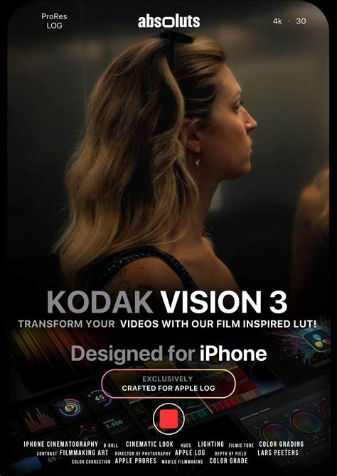 Kodak Vision 3 Lut For Iphone Color Grading Luts
