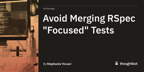 Avoid Merging Rspec Focused Tests