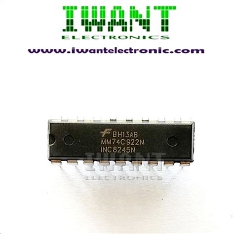 Jual Mm74c922n Mm74c922 74c922 Ic 74c922 Kota Bandung Iwant Electronics Tokopedia