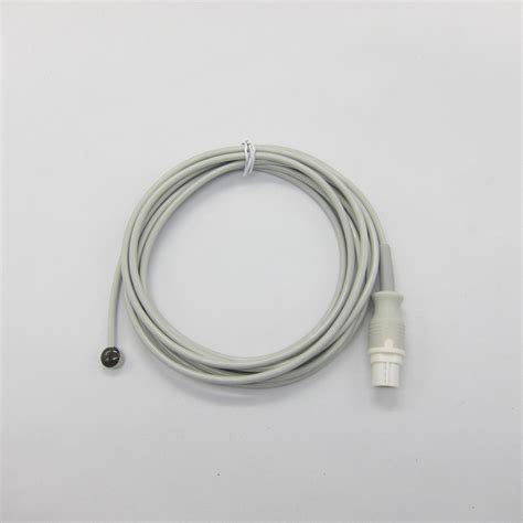 Reusable Medical Temp Probe Durable Temperature Sensor Mono Plug For