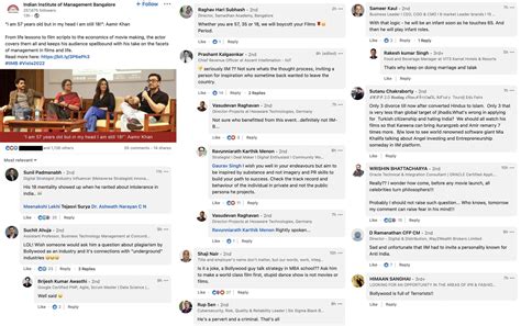 Karthik 🇮🇳 On Twitter The Comments And Replies On Even A Professional Platform Like Linkedin