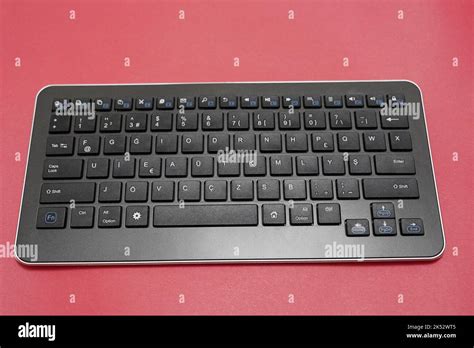 Computer Keyboard Home Office With Portable Modern Technology F