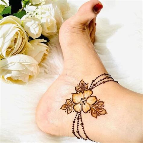 15 Anklet Mehndi Designs That You Will Love 2024 Fashion Goalz