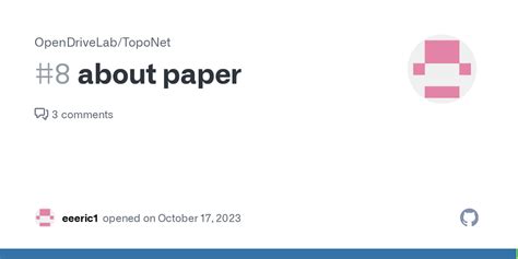 About Paper · Issue 8 · Opendrivelabtoponet · Github