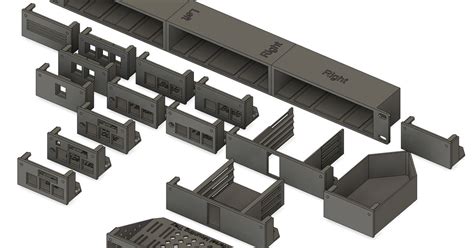 1u Raspberry Pi Rack With Moduler Trays Von Robert Kostenloses Stl Modell Herunterladen