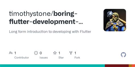 Github Timothystoneboring Flutter Development Show Long Form