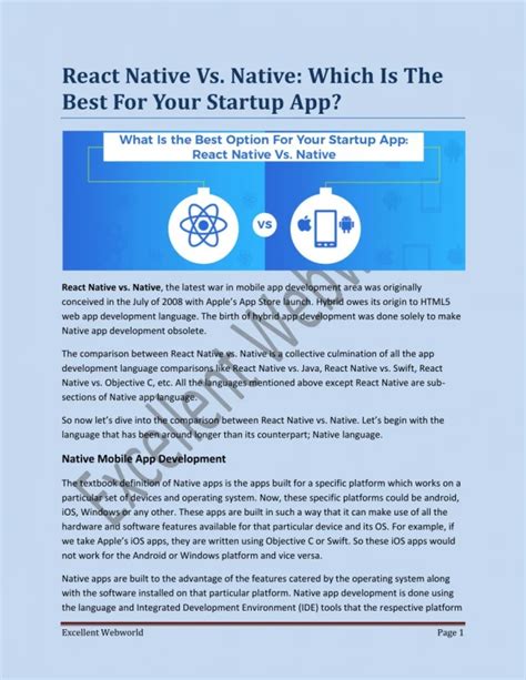 PPT React Native App Development PowerPoint Presentation Free