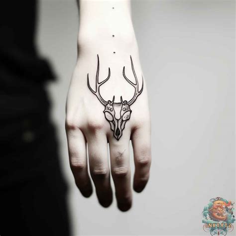 Deer Skull Tattoo