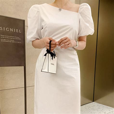 벌룬허리밴딩 롱원피스 사선 반팔 벌룬 퍼프 셔링 나시 스퀘어넥 여름 데일리 미니 롱스커트 롱치마 바캉스 썸머 바스락 면 코튼 브이넥 유넥 라운드넥 망사 트임 언발 옴팔 원피스