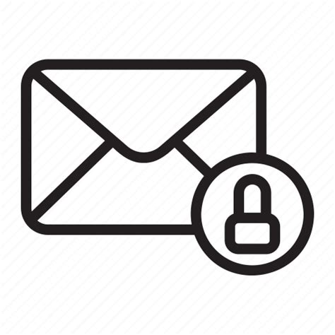 Mail Security Locked Message Email Lock Icon Download On Iconfinder