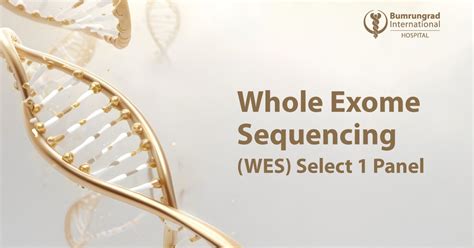 Whole Exome Sequencing Wes Select 1 Panel