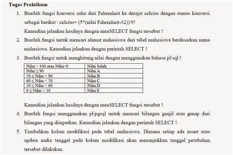 sekilas cerita laporan praktikum desain basis data dbd modul viii