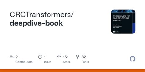 Github Crctransformersdeepdive Book