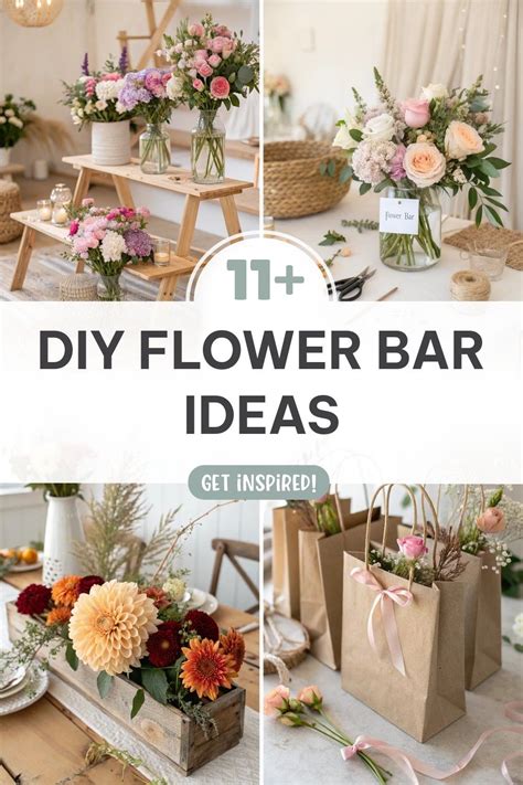 11 Inspiring Diy Flower Bar Ideas For Your Home How To Make A Flower
