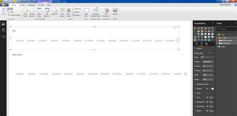 Solved Horizontal Slicer With Dates Displaying As Vertica Microsoft Power Bi Community