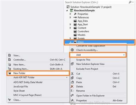 Getting Start With Knockoutjs In Aspnet Mvc 4 Mindstick