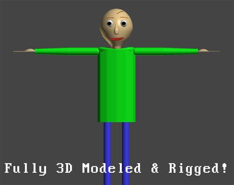 Baldis Basics Models Baldi Outdated By Thehaderpnoob
