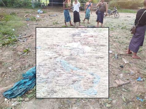 ငါန်းဇွန်မြို့နယ်၊ ငါန်းမြာကြီးကျေးရွာကို စစ်တပ်က လေယာဉ်ဖြင့် ဗုံးကျဲမှု ပြည်သူ ၁၀ ဦးနှင့် တော်လ