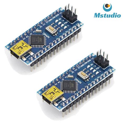 2 шт Модуль плата Nano V30 Ch340 на микроконтроллере Atmega168 Mini Usb для ArduinoРазъём