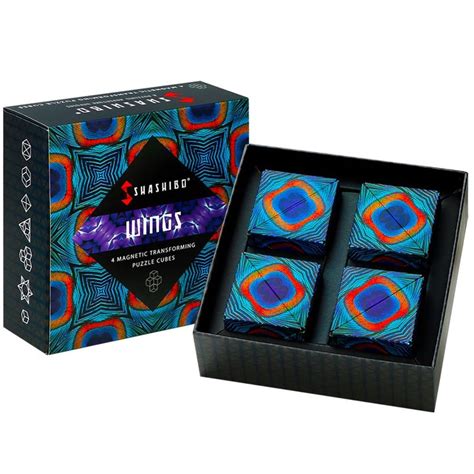 Shashibo Shape Shifting Box Award Winning Patented Fidget Cube W 36 Rare Earth Magnets