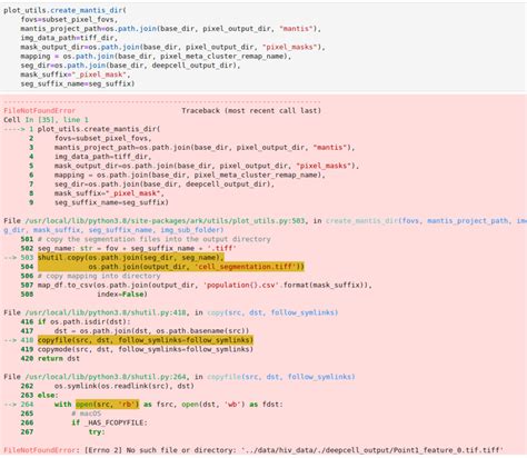 Inconsistent `segsuffix` Causing Error In Pixel Clustering Notebook
