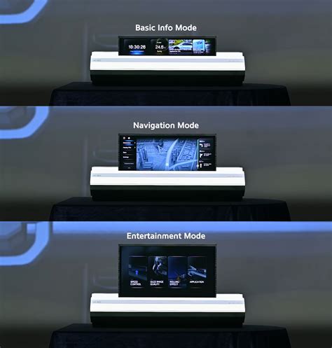 미래 자동차를 위한 현대모비스의 혁신 디스플레이 시리즈