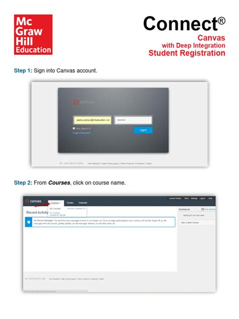 Connect Canvas Deep Integration Student Registration Pdf Connect Canvas Deep Integration Student Registration Pdf