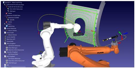 1 Examples Of Robot Simulation In Software 1 Download Scientific Diagram