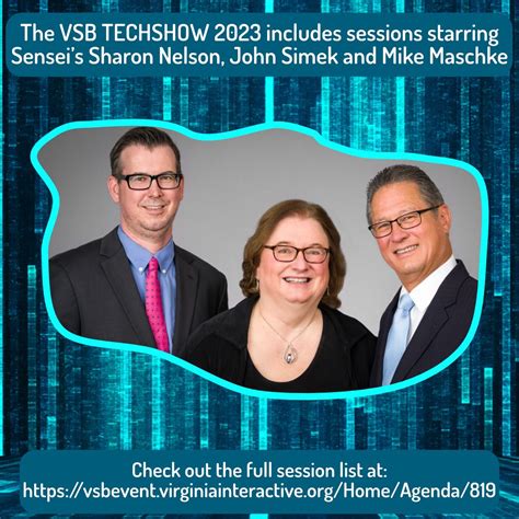 Sensei Enterprises On Linkedin 2023 Virtual Vsb Techshow New