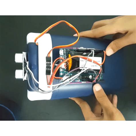 Diy Smart Dustbin Using Maker Uno And Ultrasonic Sensor