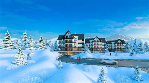 Villa Kokhta Mitarbi ბაკურიანში ბინების ფასები აქტუალური გეგმები ობიექტის და ინფრასტრუქტურის