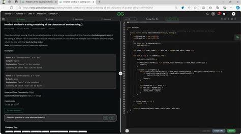 Khushal Patil On Linkedin Geekstreak2024 Todays Geeksforgeek Deutschebank Code