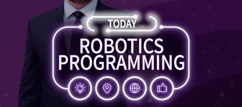 Inspiration Showing Sign Robotics Programming Business Concept