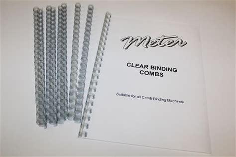 Clear Binding Combs Meter Australia Meter Australia